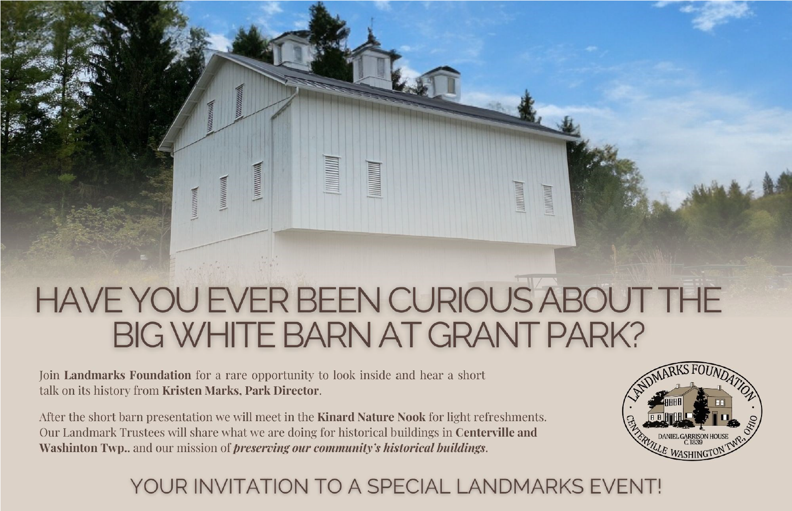 Landmarks Foundation of Centerville-Washington Township – Landmarks ...